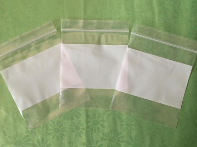 2mill clear poly white block ziplock writable zipper storage bags ... 2mill clear poly white block ziplock writable zipper storage bags ...